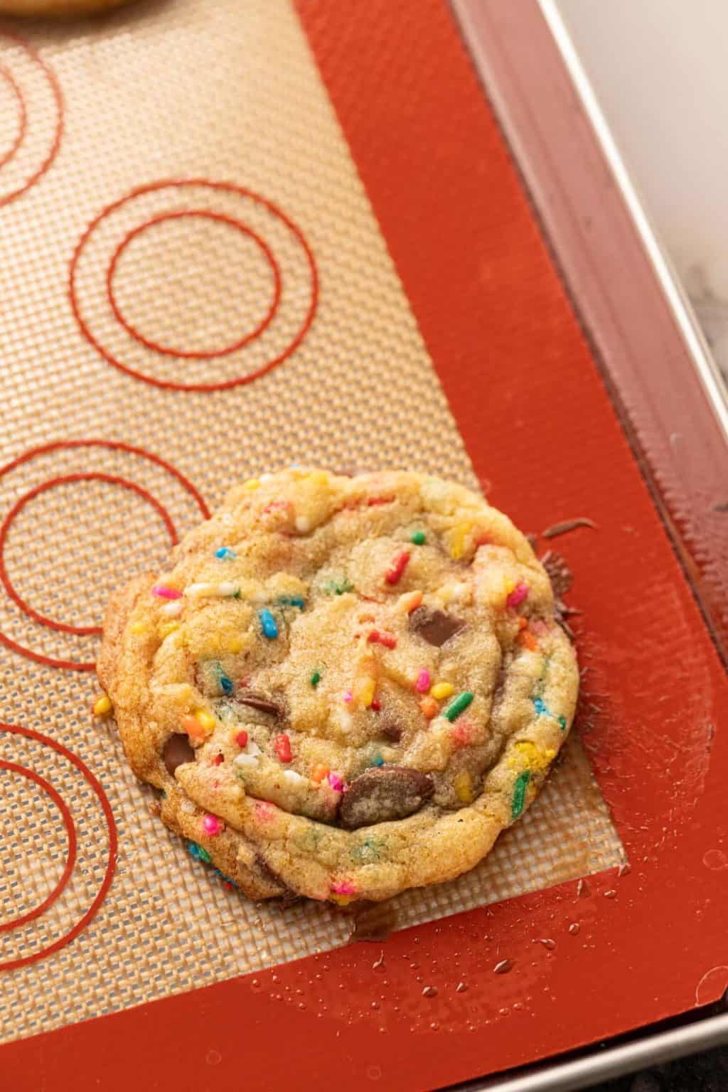 One Bowl Chocolate Chip Sprinkle Cookies Recipe - One Bowl Bakery
