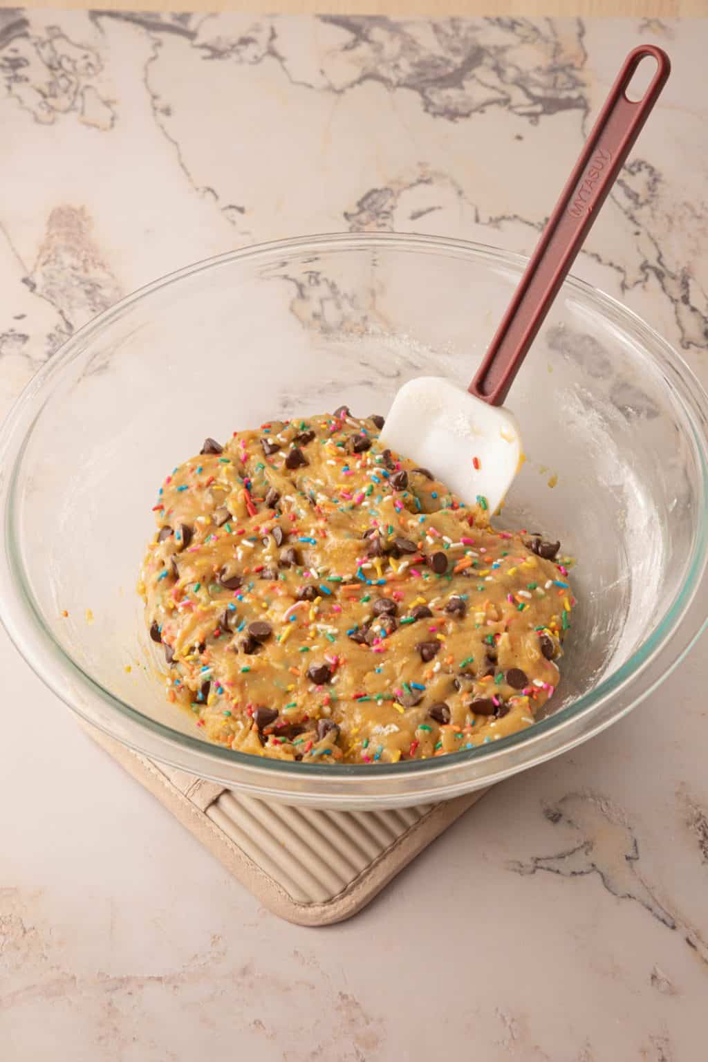 One Bowl Chocolate Chip Sprinkle Cookies Recipe - One Bowl Bakery