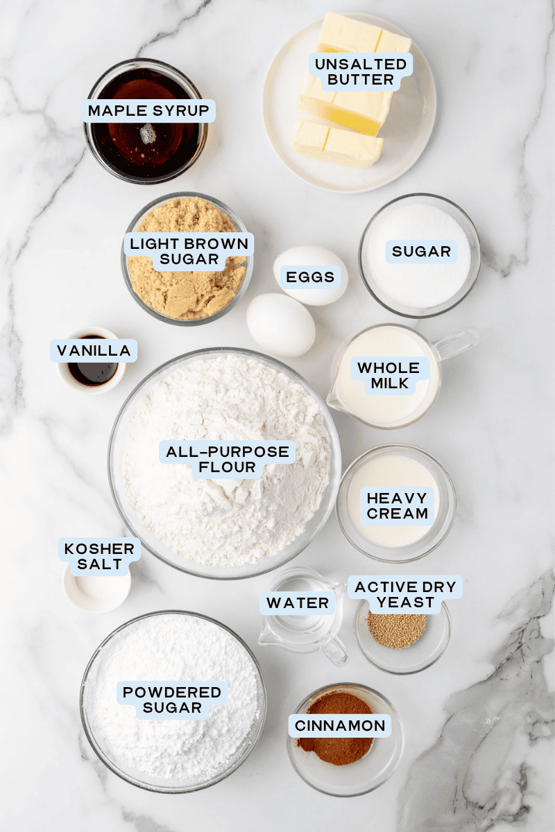 Homemade Maple Cinnamon Rolls Recipe with Icing - One Bowl Bakery