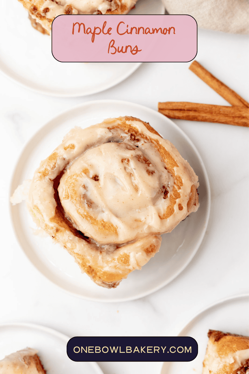 Homemade Maple Cinnamon Rolls Recipe with Icing - One Bowl Bakery