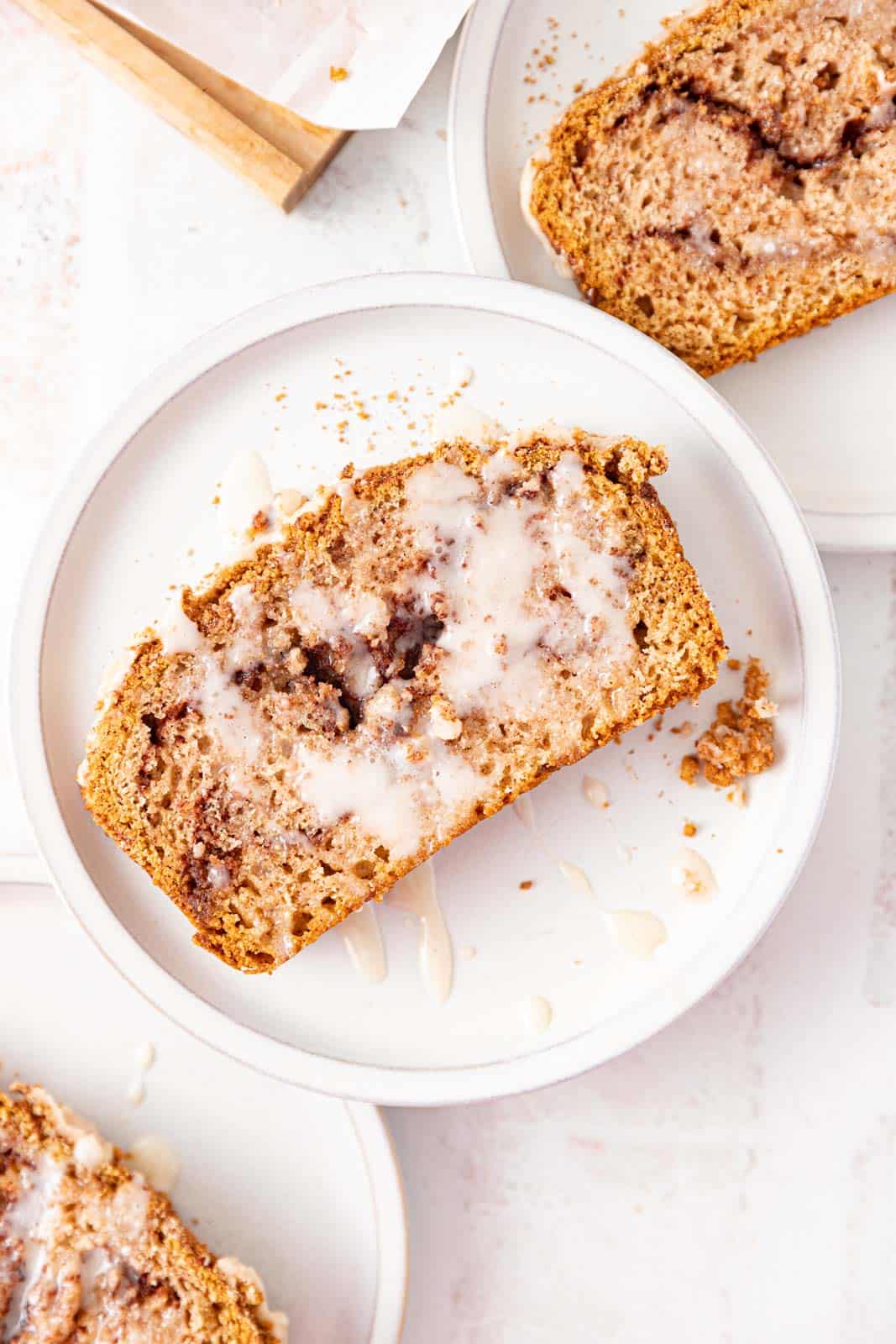 Sourdough Discard Cinnamon Bread with Easy Icing - One Bowl Bakery